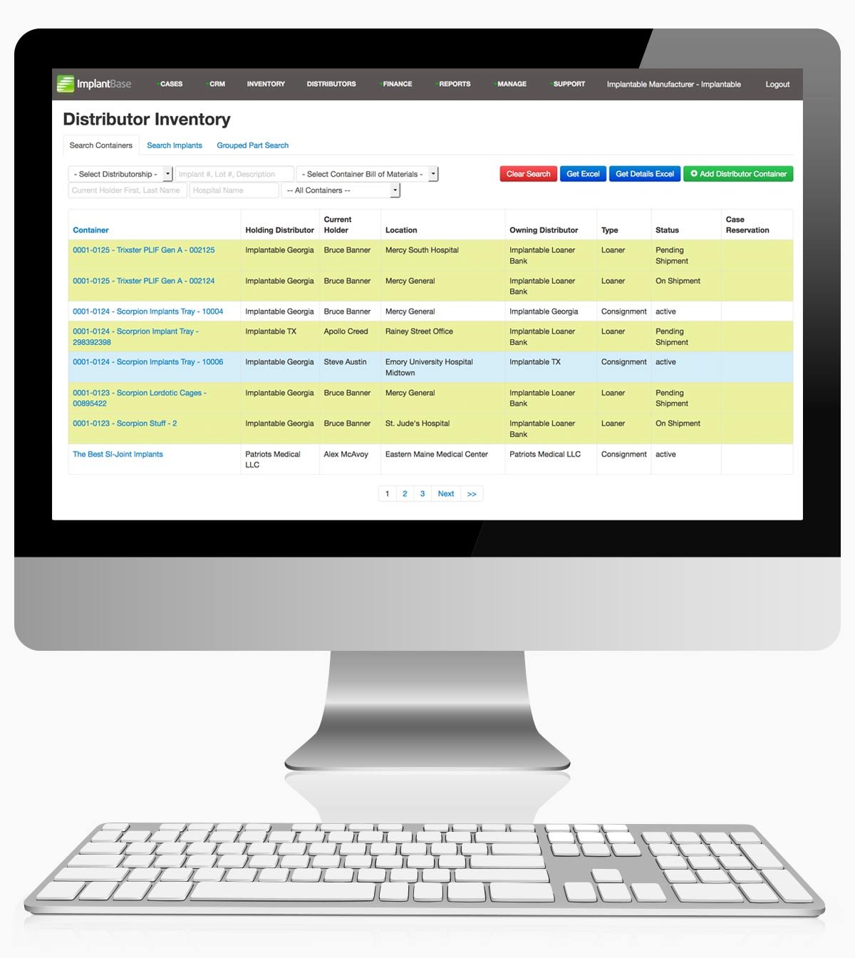 Field Inventory - ImplantBase