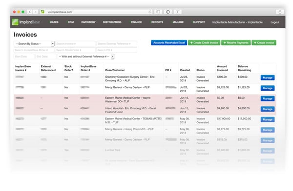 Field Inventory - ImplantBase